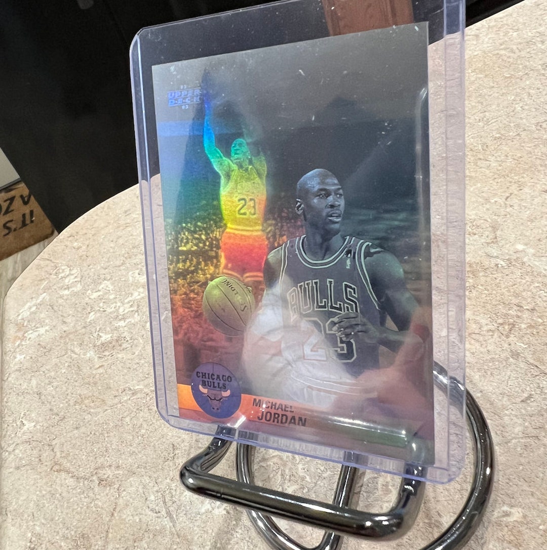 Michael Jordan Upper Deck 92-93 Holographic Card AW9 - Etsy