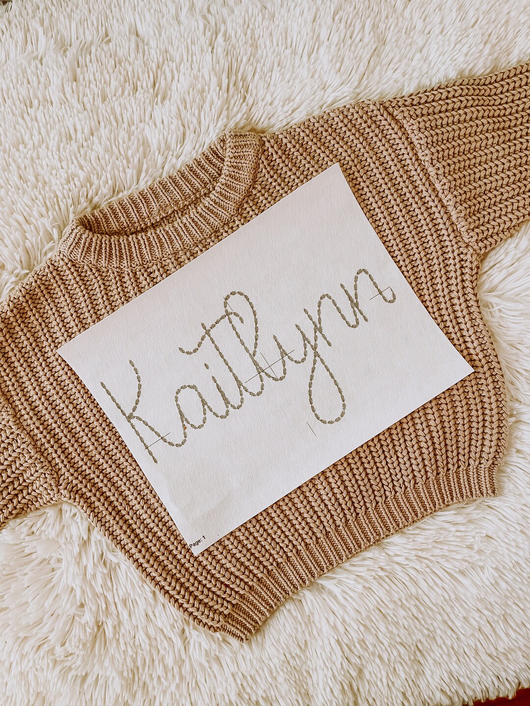 Stick and Stitch DIY Name Sweater Embroidered Name Sweater Stick and ...