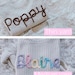 DIY Name Sweater Kit Embroidered Name Chunky Sweater Tutorial Stick and ...