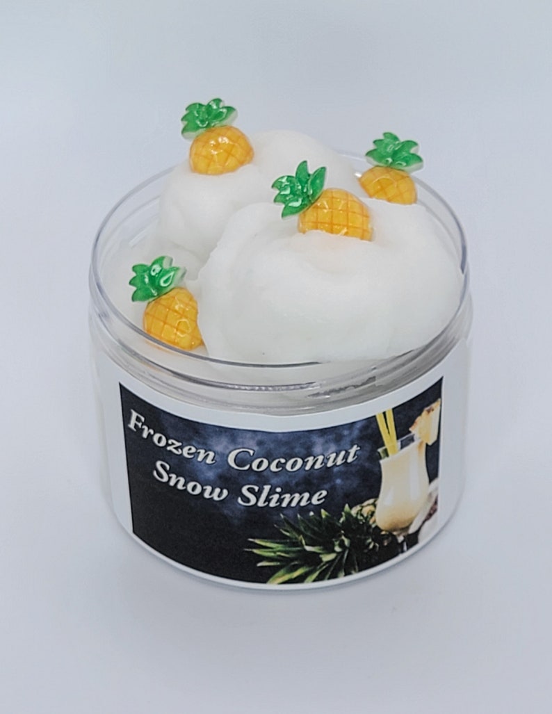 Frozen Coconut Snow Slime - Etsy