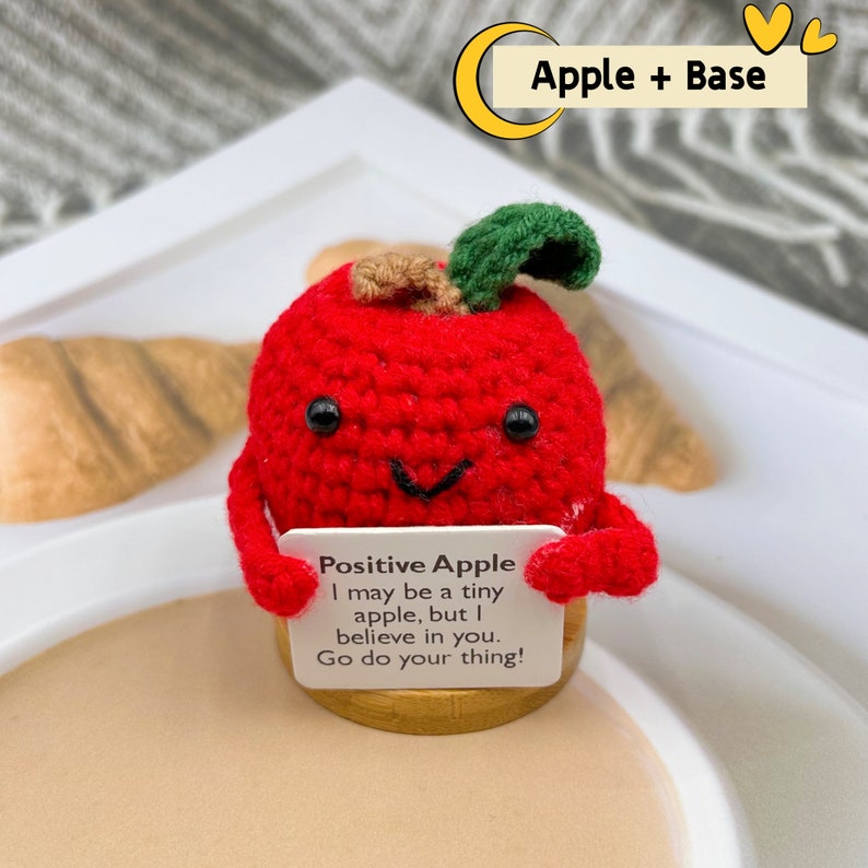 Positive Apple and Positive Pineapple Cute Desk Accessories mental ...