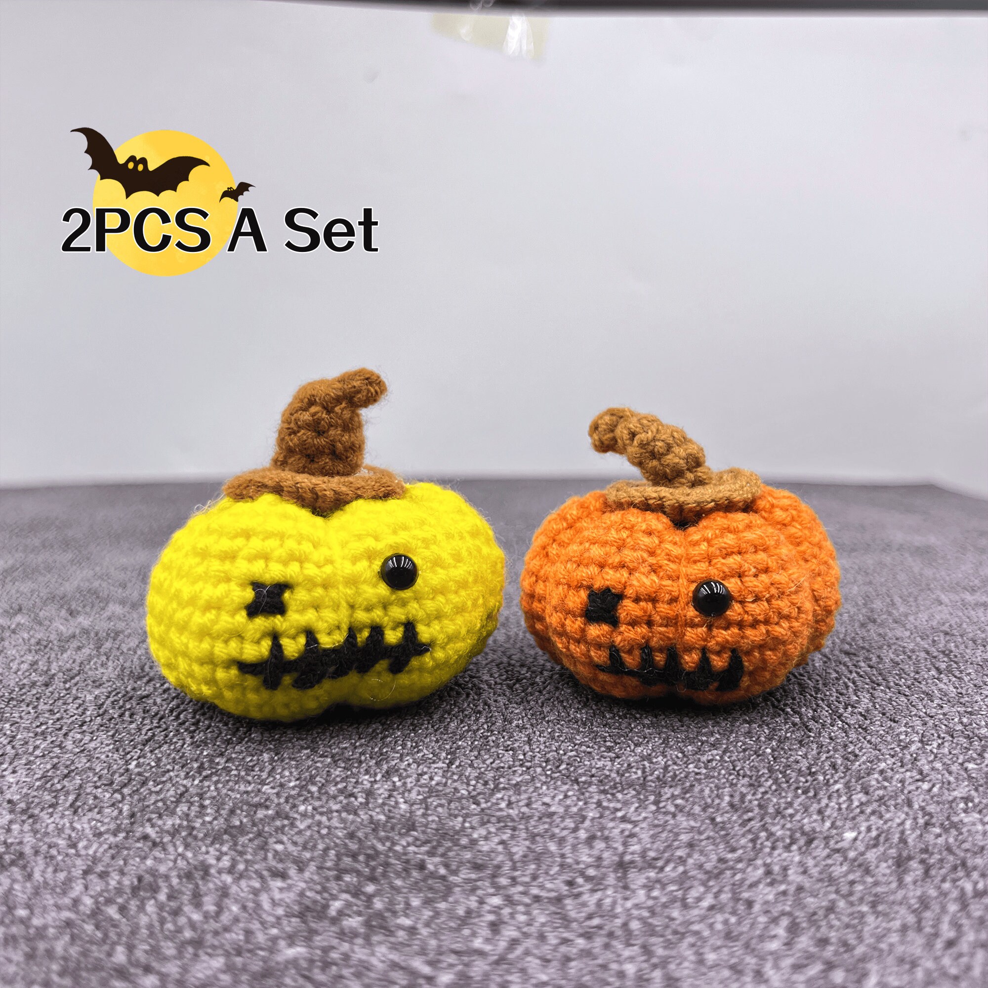 Ceramic Ghost Decor Crochet Pumpkin Ghost - Halloween Surprise Surprise ...