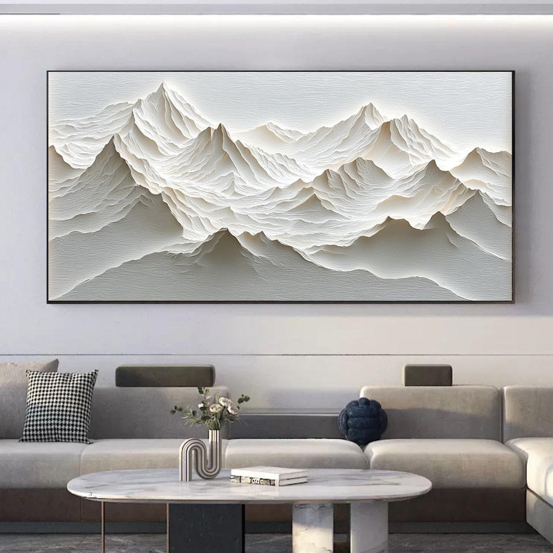 Abstract Mountain Art - Etsy