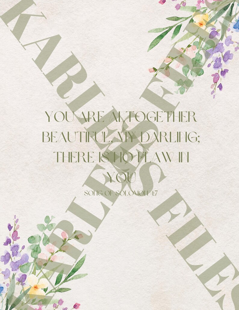 Elegant Bible Verse Invitations | Printable Christian Scripture Cards ...