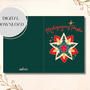 Printable Greeting Cards Christmas Card Filipino Christmas Card ...