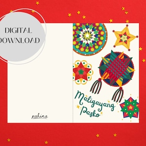 Printable Greeting Cards Christmas Card Filipino Christmas Card ...
