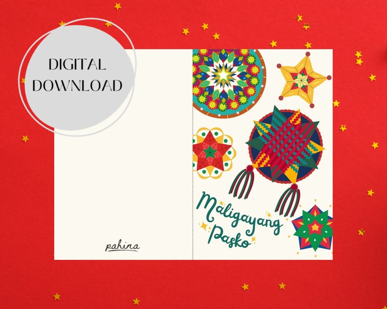 Printable Greeting Cards Christmas Card Filipino Christmas Card ...