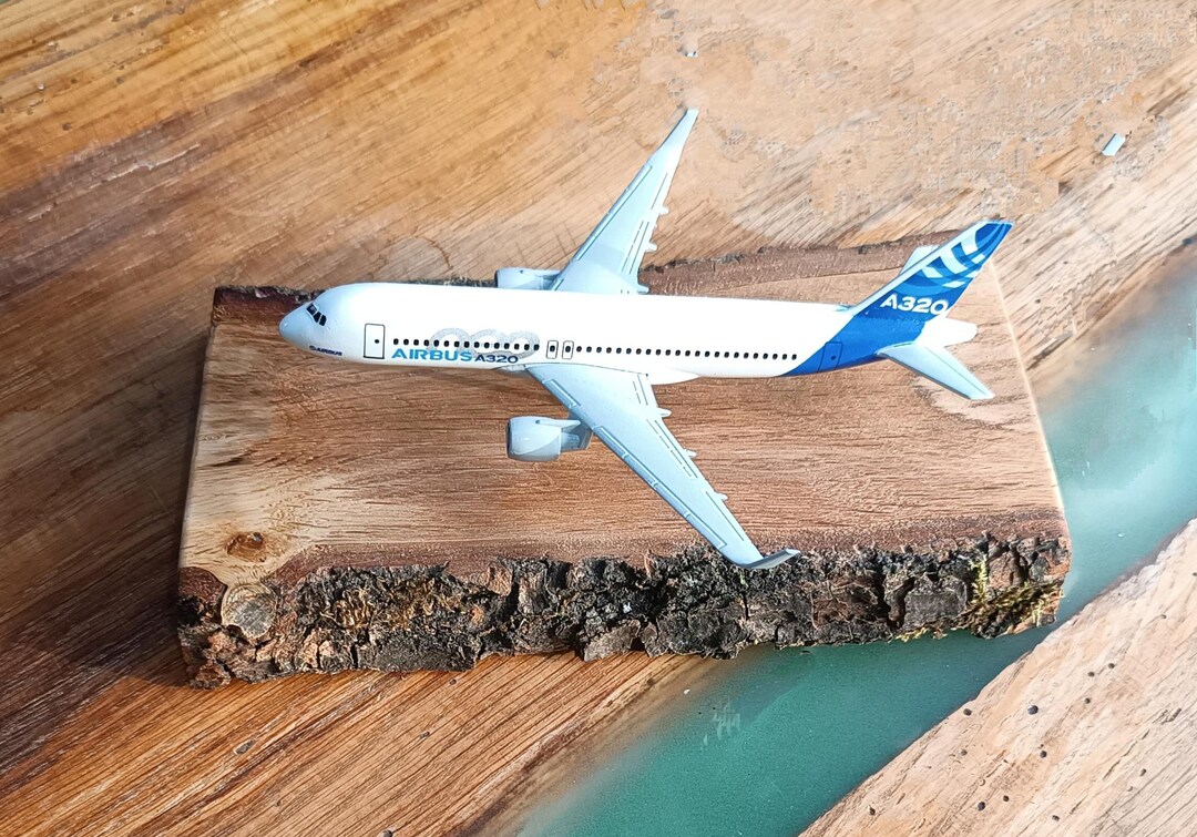 Airplane Model on Fine Oak Wood - Etsy