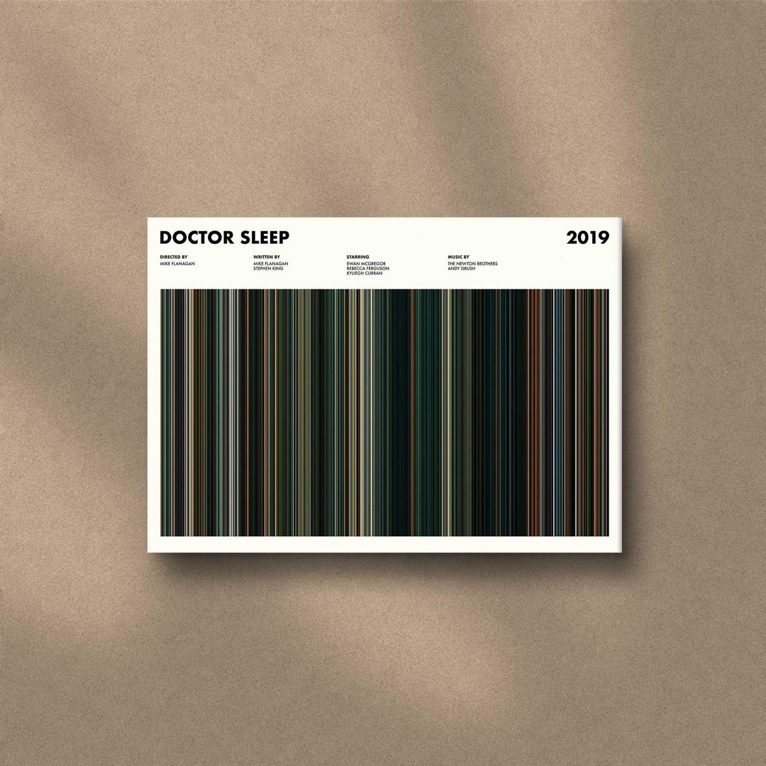 Doctor Sleep 2019 Movie Barcode Poster Doctor Sleep Movie - Etsy
