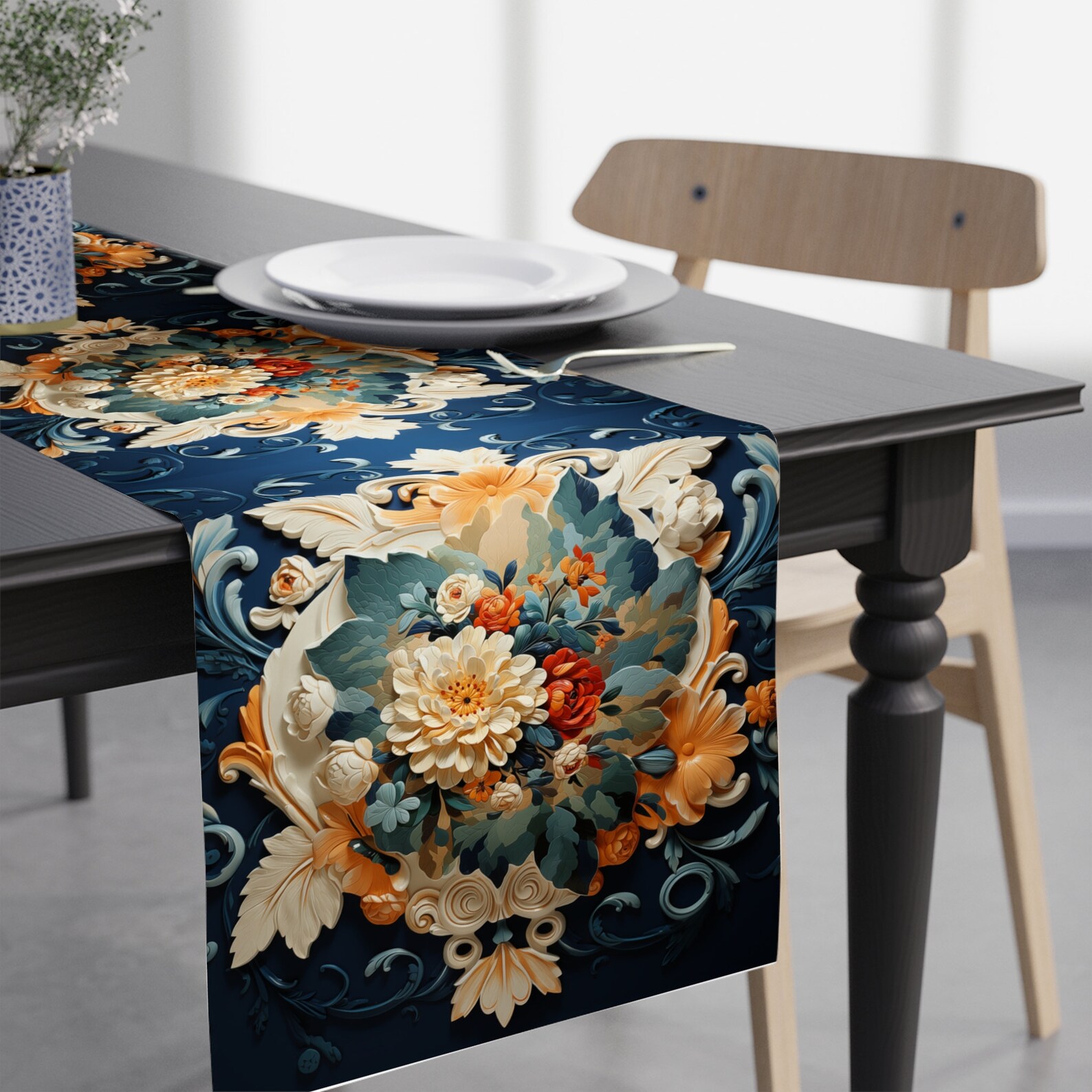 Roman Rustic Table Runner - Etsy