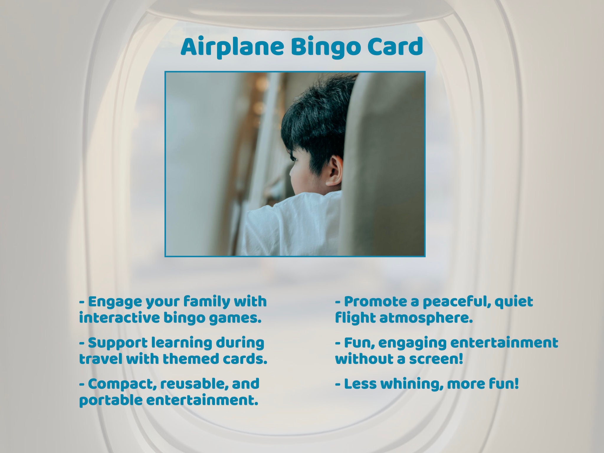 Airplane Bingo Cards - Etsy