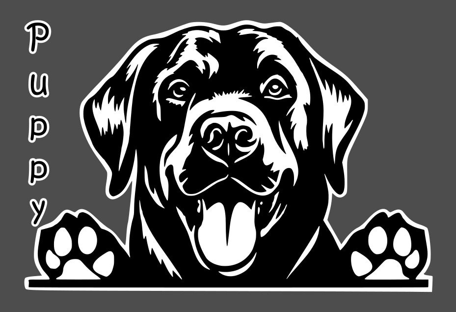 Custom Labrador Retriever Decal - Etsy