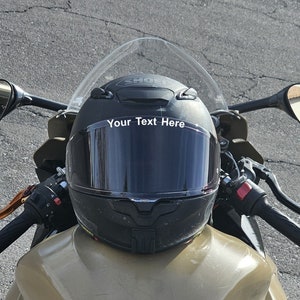 Custom Helmet Visor Decals (2-pack) - Etsy