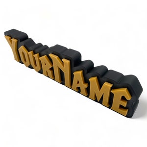 Custom Wow Nameplate | Personalised World of Warcraft Nameplate | Wow ...