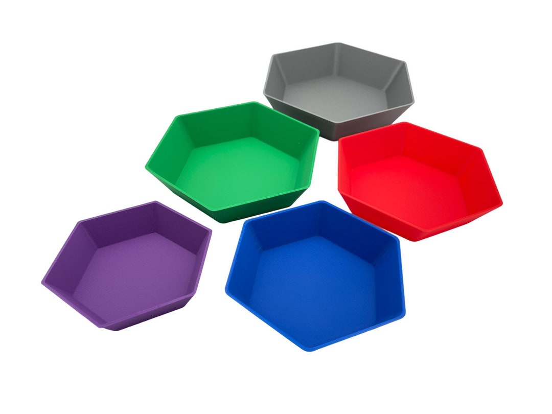 Hexagonal Token Trays Board Game Token Trays Gaming Token Trays ...