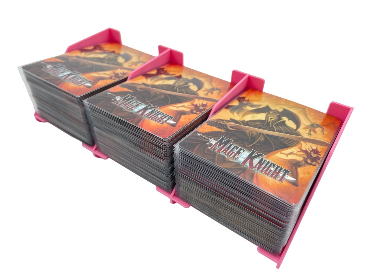 Triple Classic Card Deck Holder 63.5x88mm Card Stack Holder 150, 300 ...