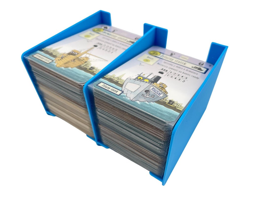 Double Classic Card Deck Holder (63.5x88mm) | Card Stack Holder | Card ...
