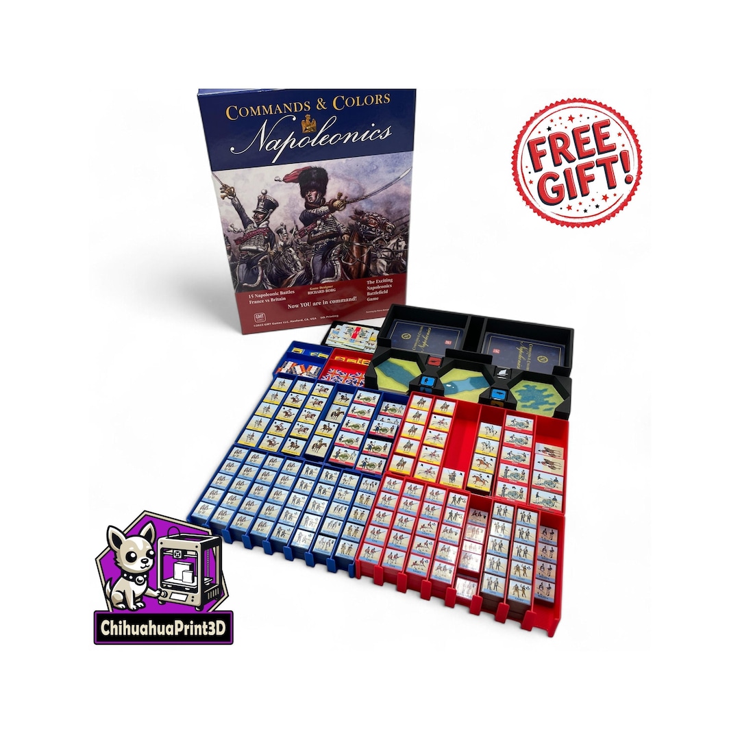 Commands and Colors Napoleonics Insert | CNC Napoleonics Storage ...