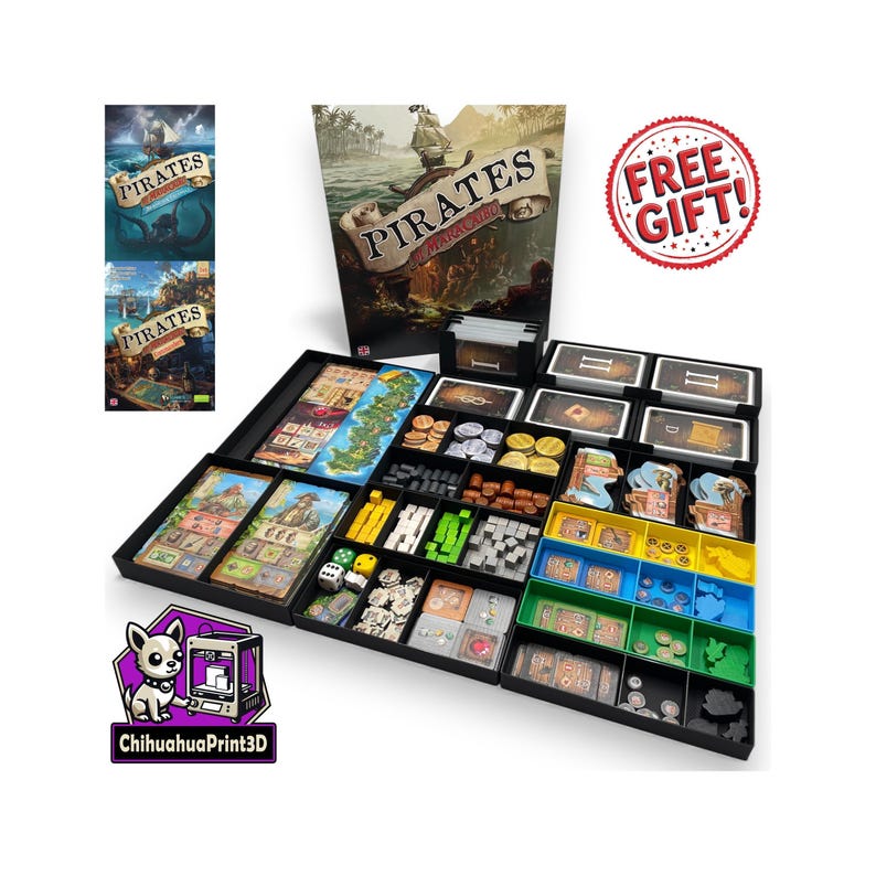 Pirates of Maracaibo + Bermuda Triangle + Commanders Expansion + Promos ...