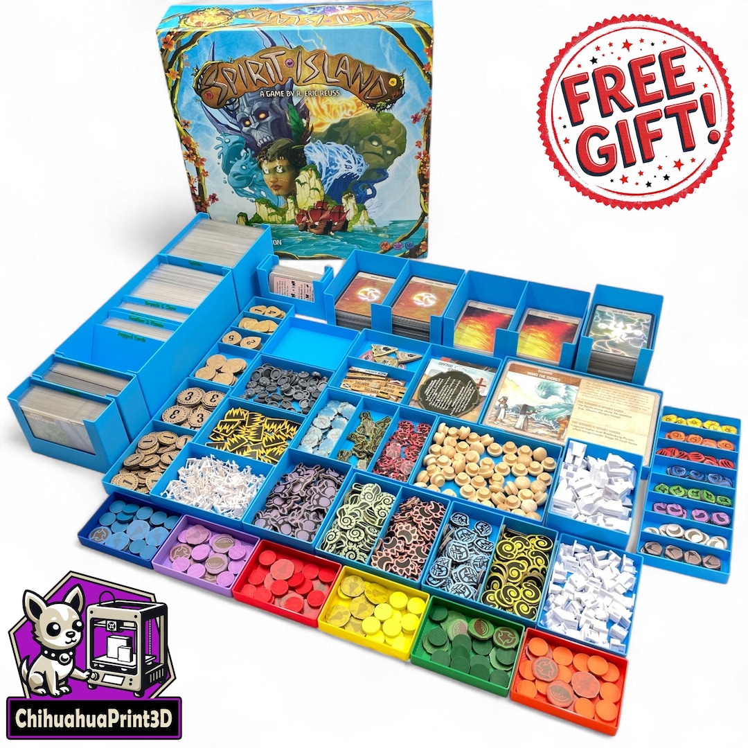 Spirit Island + All Expansions Insert | Spirit Island Organizer ...
