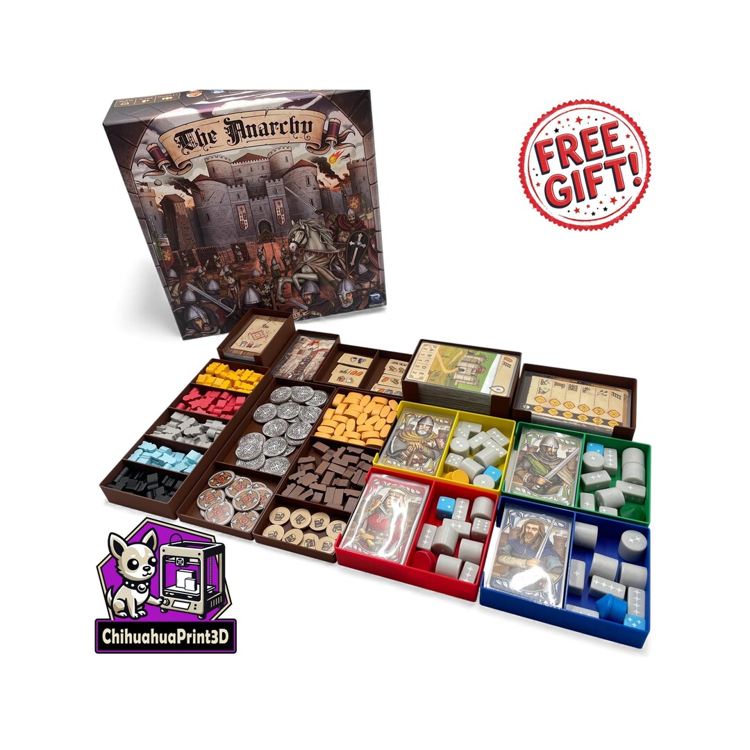 The Anarchy + Beer & Plunder Tiles V1 Insert | Sleeve Compatible | Dry ...