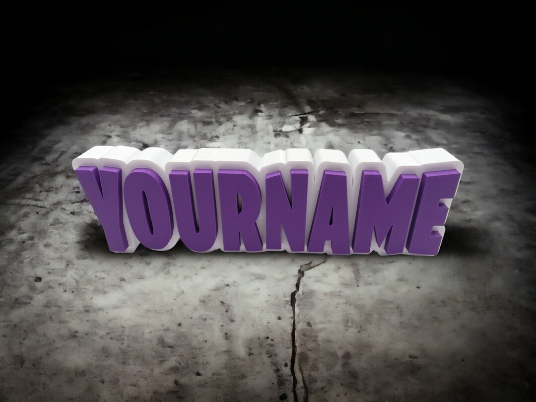 Custom Name Plate | Gamer Inspired Nameplate | Desk Name Plate | Name ...