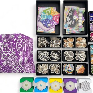 Calico Insert | Calico Board Game Organizer | Calico Storage Solution ...