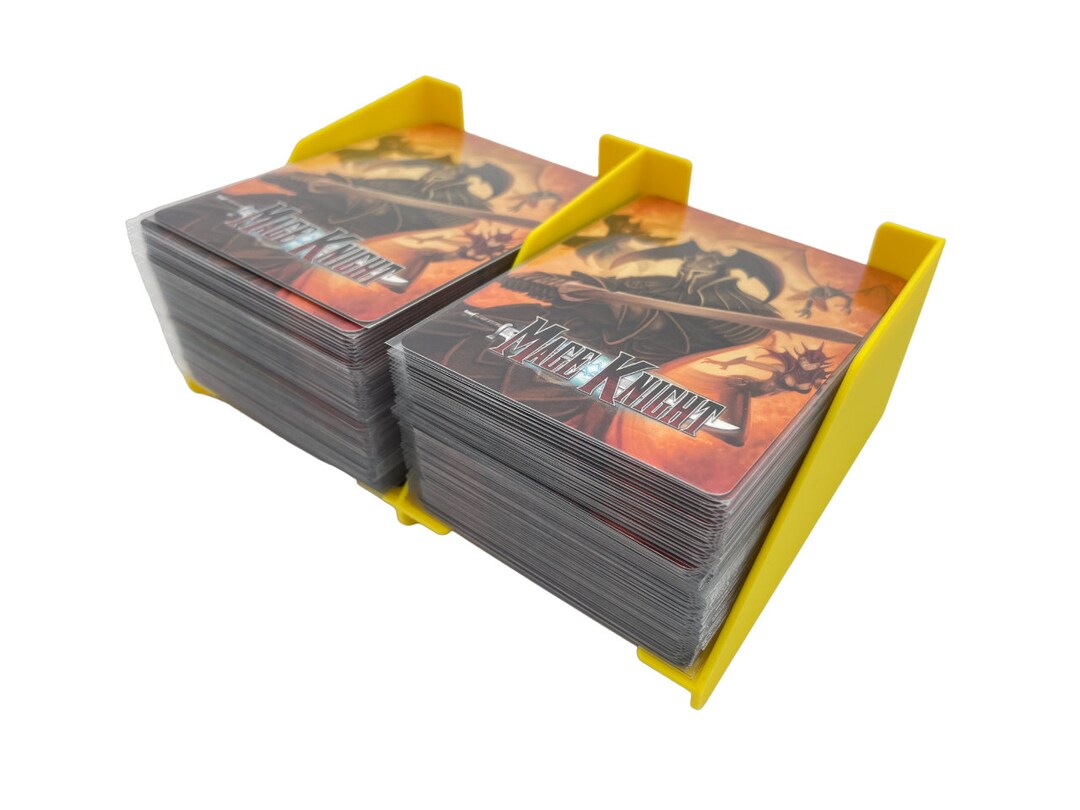 Double Classic Card Deck Holder (63.5x88mm) | Card Stack Holder 100 ...