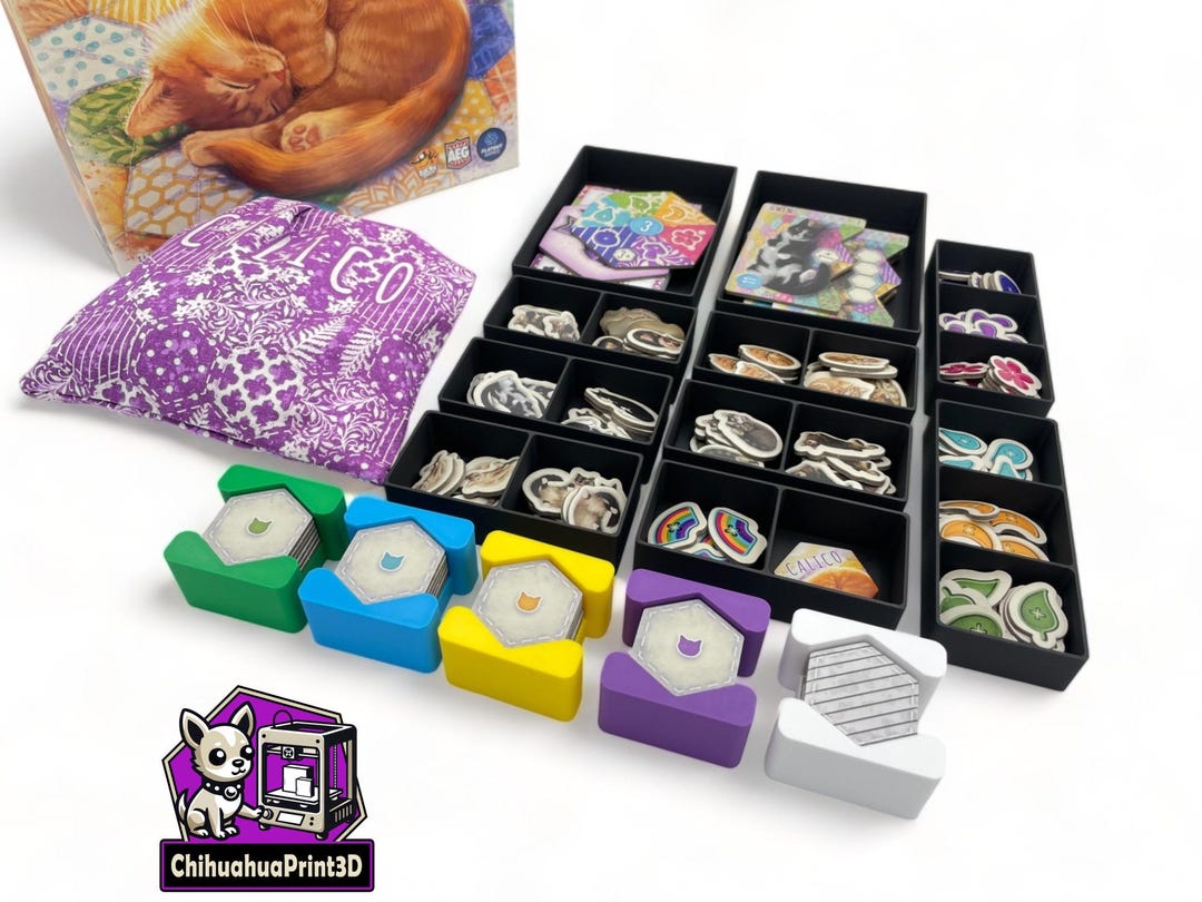 Calico Insert | Calico Board Game Organizer | Calico Storage Solution ...