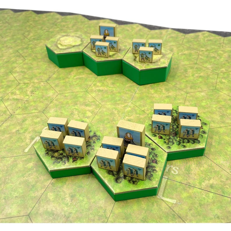 Commands and Colors 3D Terrain Hex | Commands and Colors Terrain ...