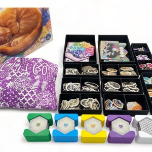 Calico Insert | Calico Board Game Organizer | Calico Storage Solution ...