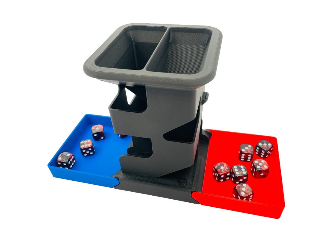 Dice Tower Double Sided Dice Tower Multicolor Dice Tower Dice Tower ...