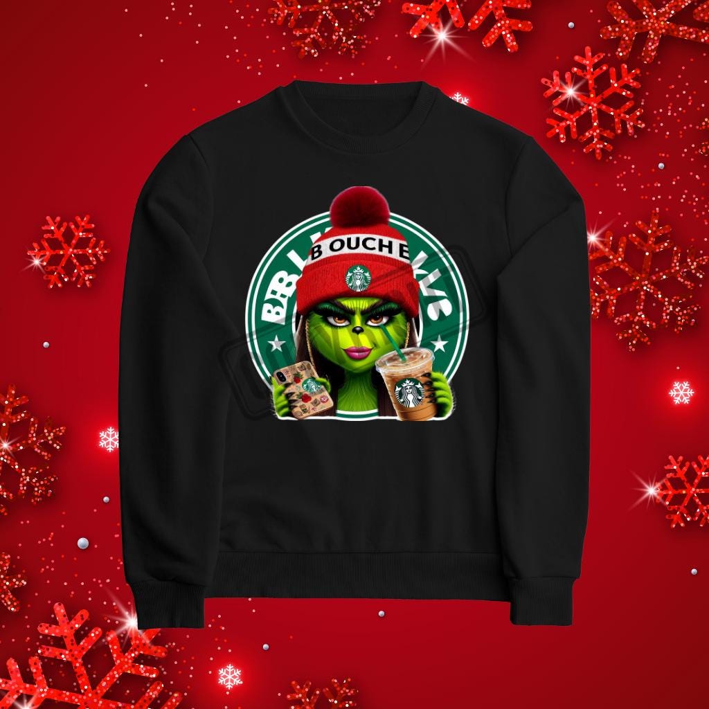 Bougie Girl Grinch Png, Cute Girl Grinch Png, DTF Transfer, Sublimation ...