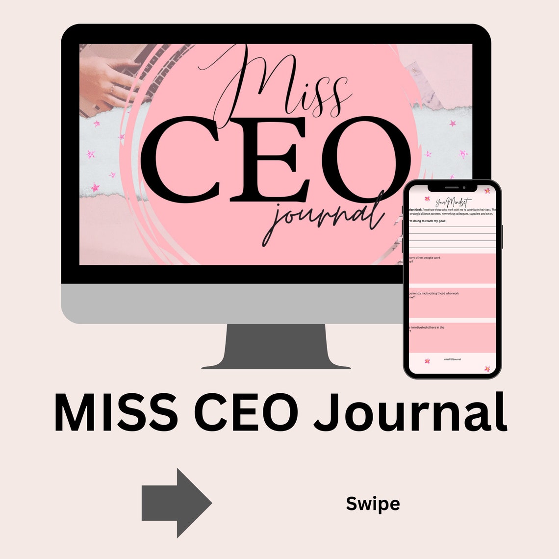 Miss CEO Journal, Printable Journal, Small Business Owner Journal ...