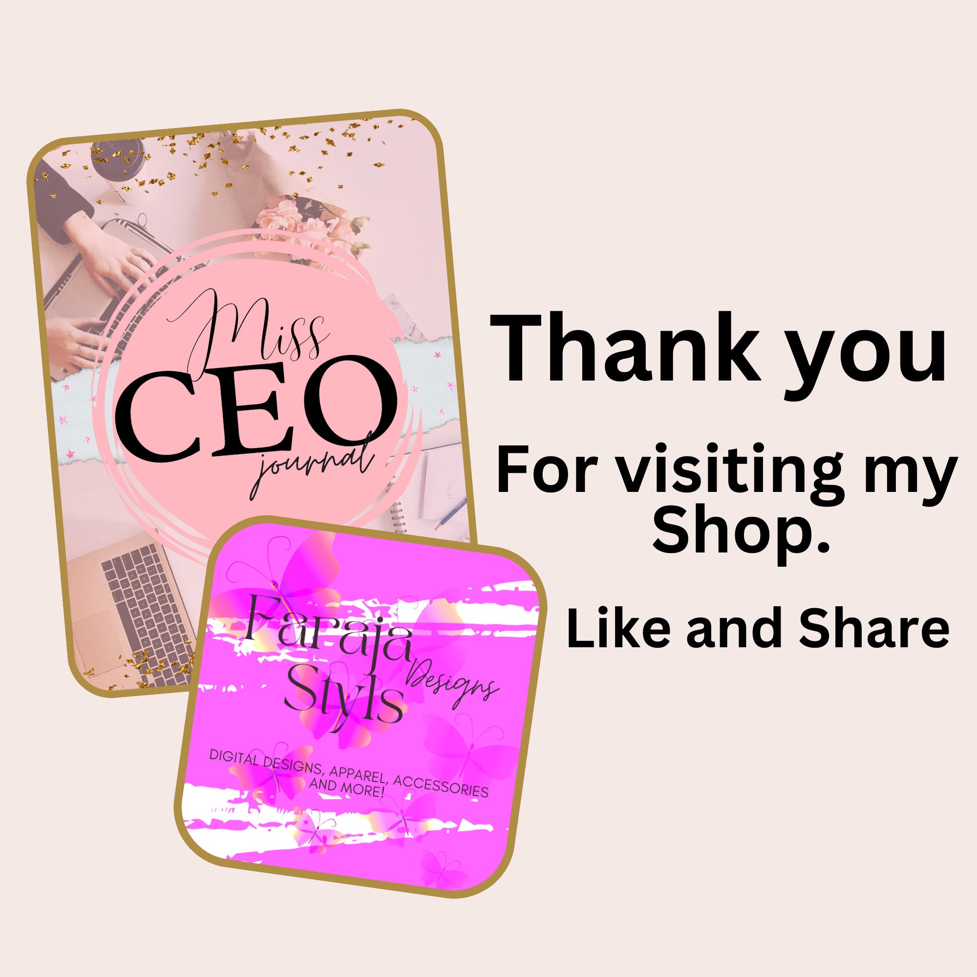 Miss CEO Journal, Printable Journal, Small Business Owner Journal ...