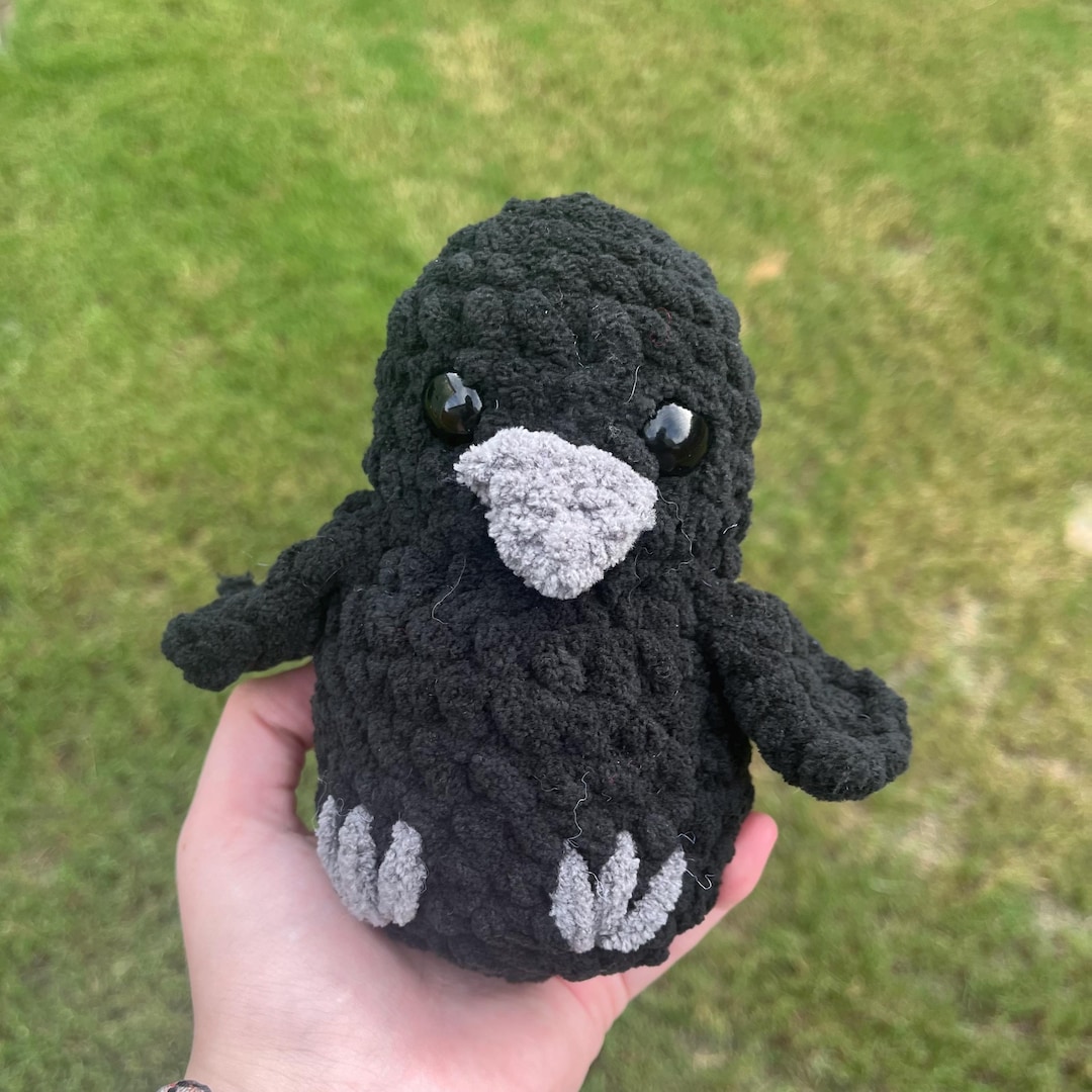 Crow/bird Soft Plushie (made to Order) - Etsy