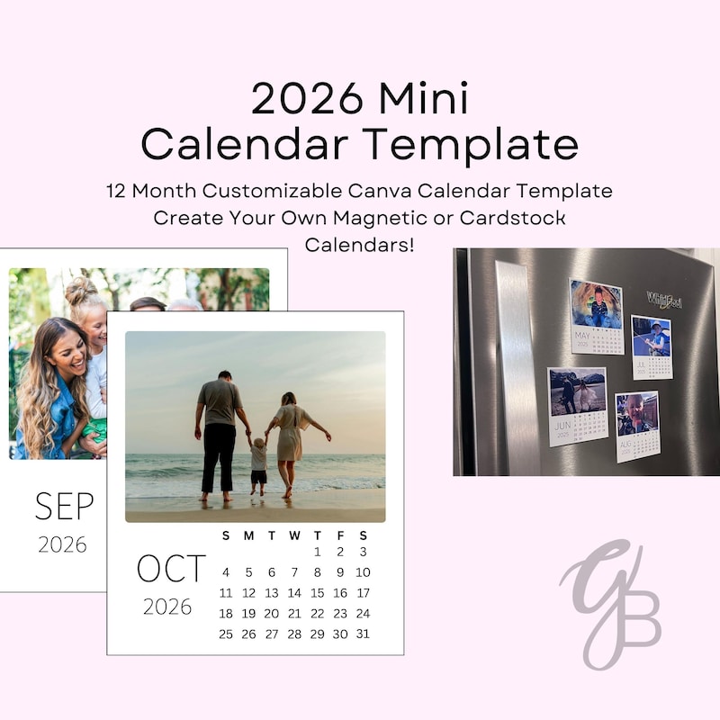 Magnetic Calendar Design - Etsy
