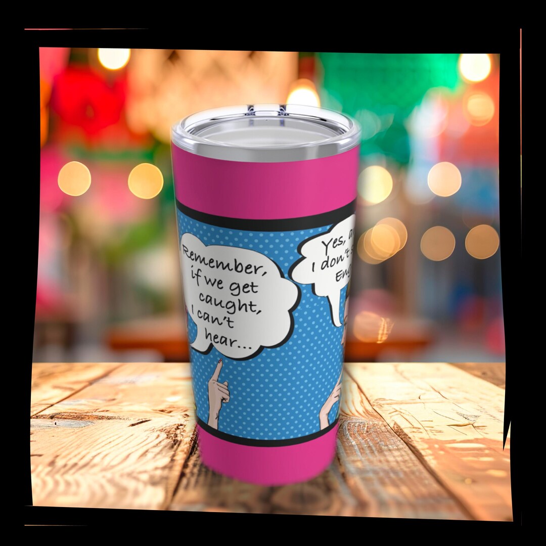 Troublemaker Funny Drink 20 Oz Tumbler, Stainless Steel Coffee Traveler ...