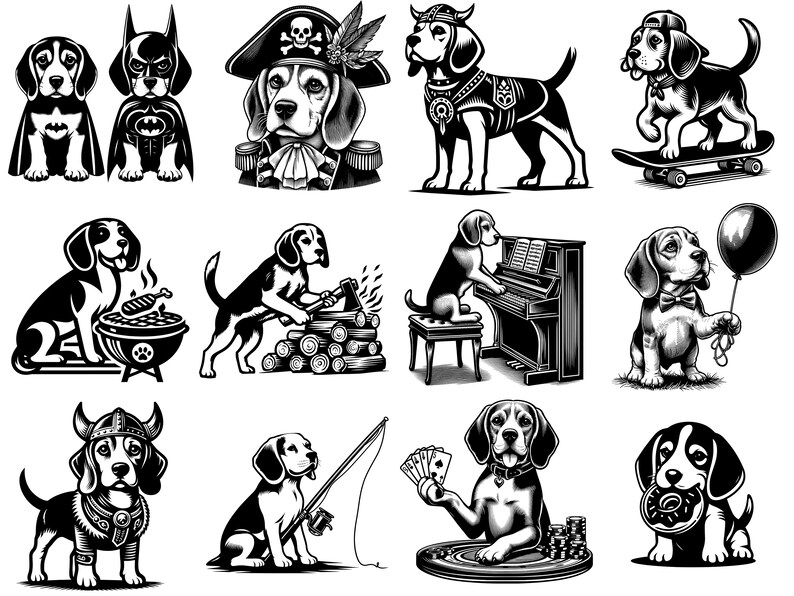 Beagle Svg Dog Clipart Dog Lover Gift - 106 Cut Svg Files With ...