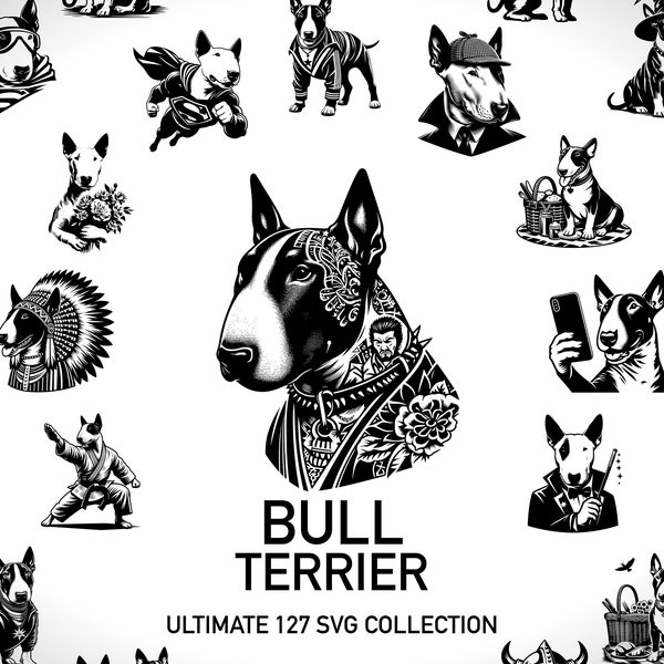 Bull Terrier - Etsy