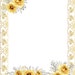 Digital Pretty Unique Flowers Border Frames Prints - Etsy