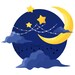 Digital Pretty Moons Clipart Print Download - Etsy