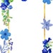 Digital Pretty Unique Flowers Border Frames Prints - Etsy
