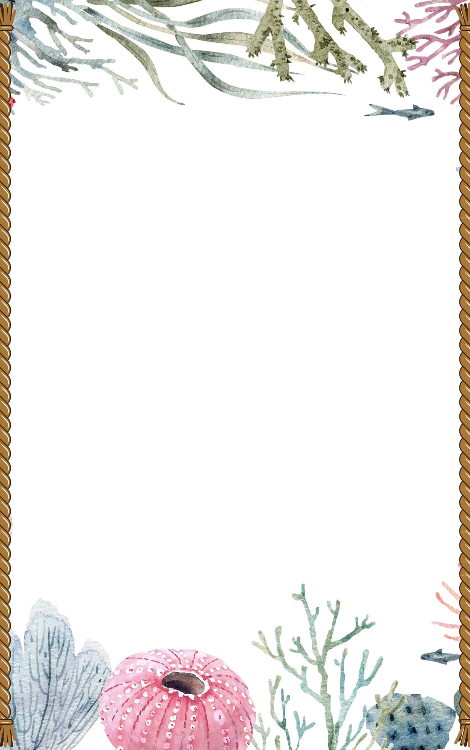 Digital Ocean Life Frames Print Download - Etsy