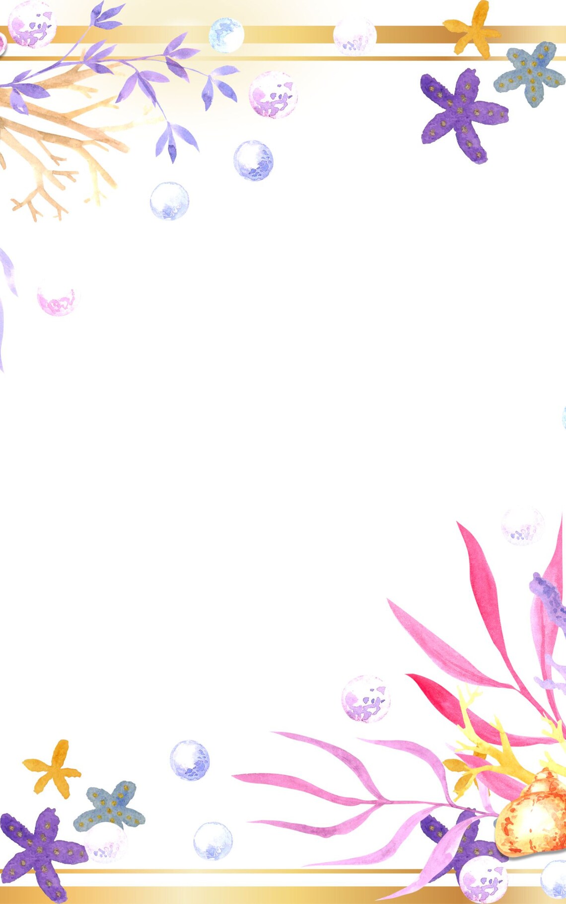 Digital Ocean Life Frames Print Download - Etsy