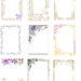 Digital Pretty Clipart Book Frame Border Designs - Etsy
