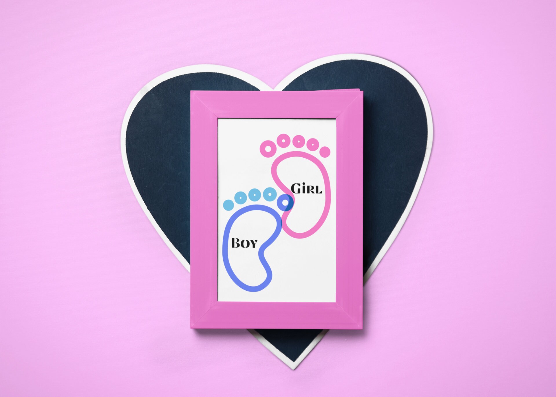 Gender Reveal Digital Clip Art Print - Etsy