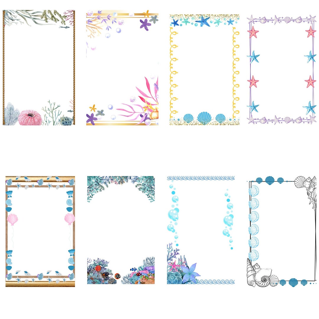 Digital Ocean Life Frames Print Download - Etsy