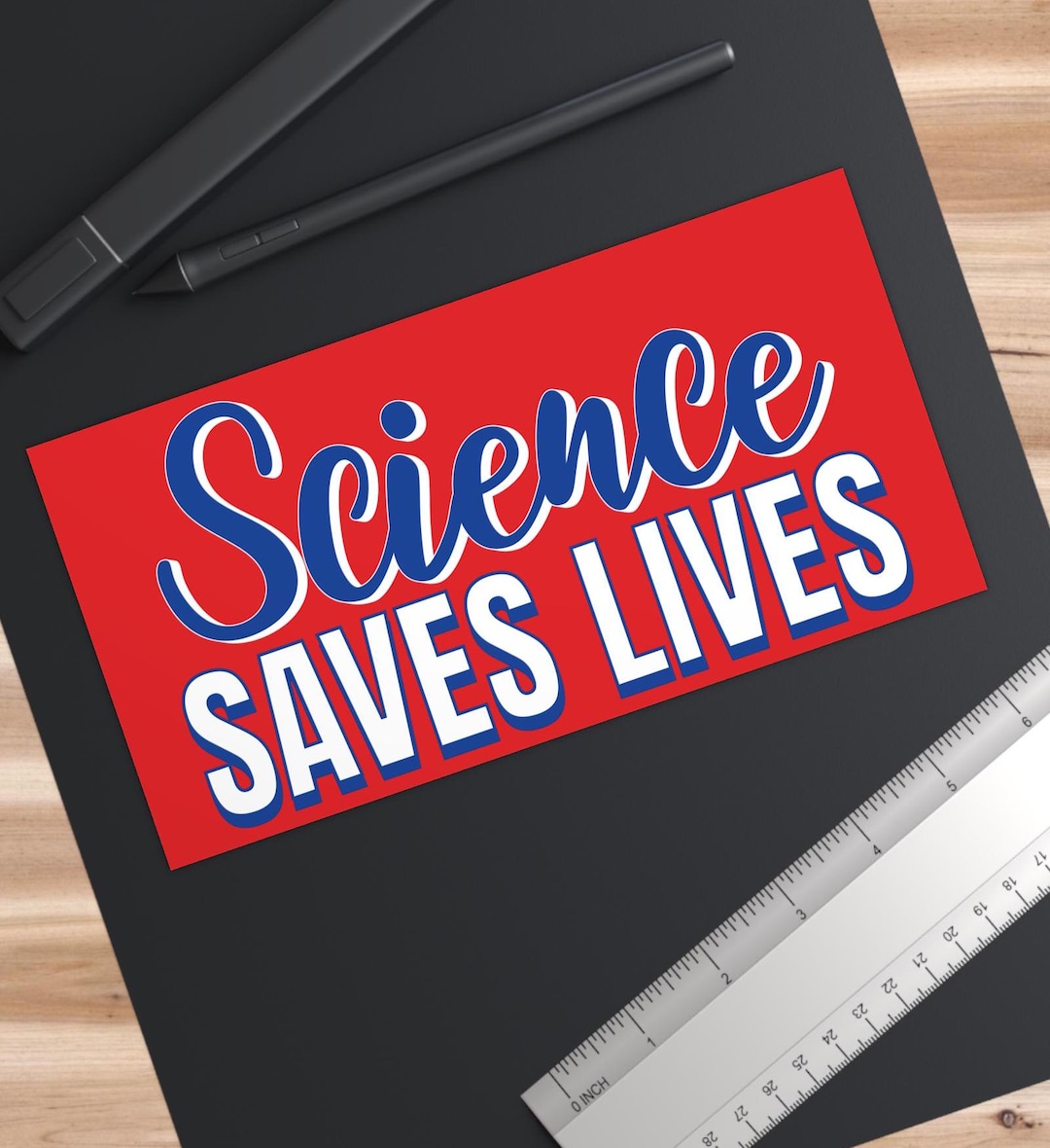 Science Saves Lives Sticker, Pro-science Vinyl Decal, Support & Fund ...