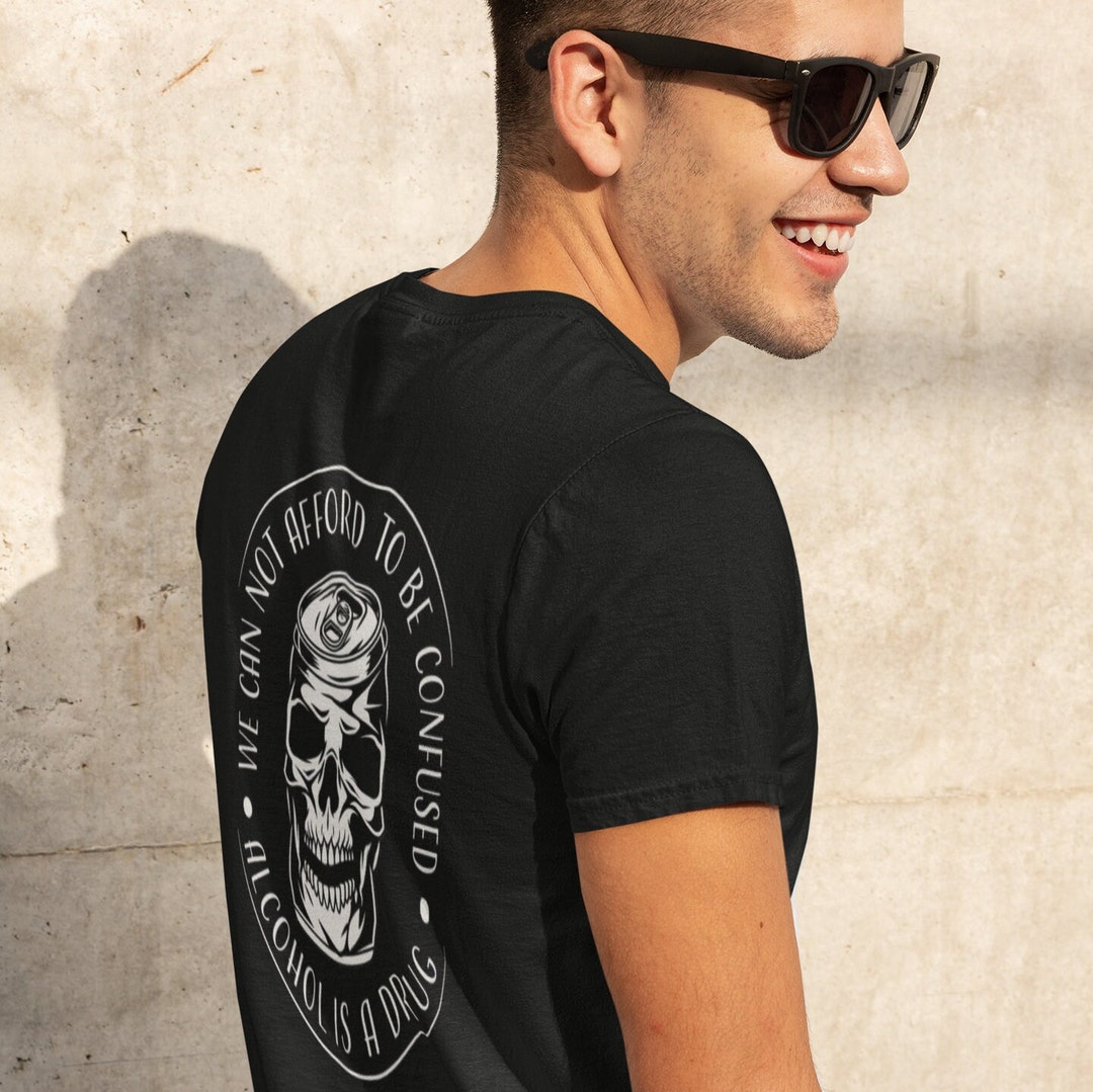 Men's ALCOHOL IS A DRUG T-shirt Narcotics Anonymous Clothing and Gifts ...